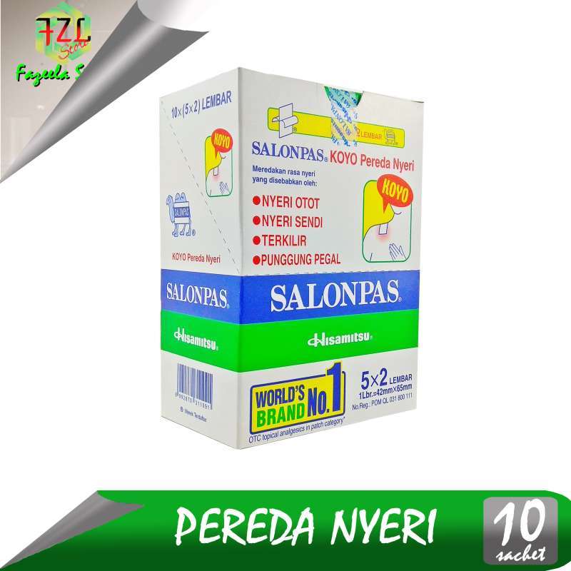 Jual Salonpas Koyo Super Biru 1 Box Isi 10 Sachet Di Seller Fazeela ...
