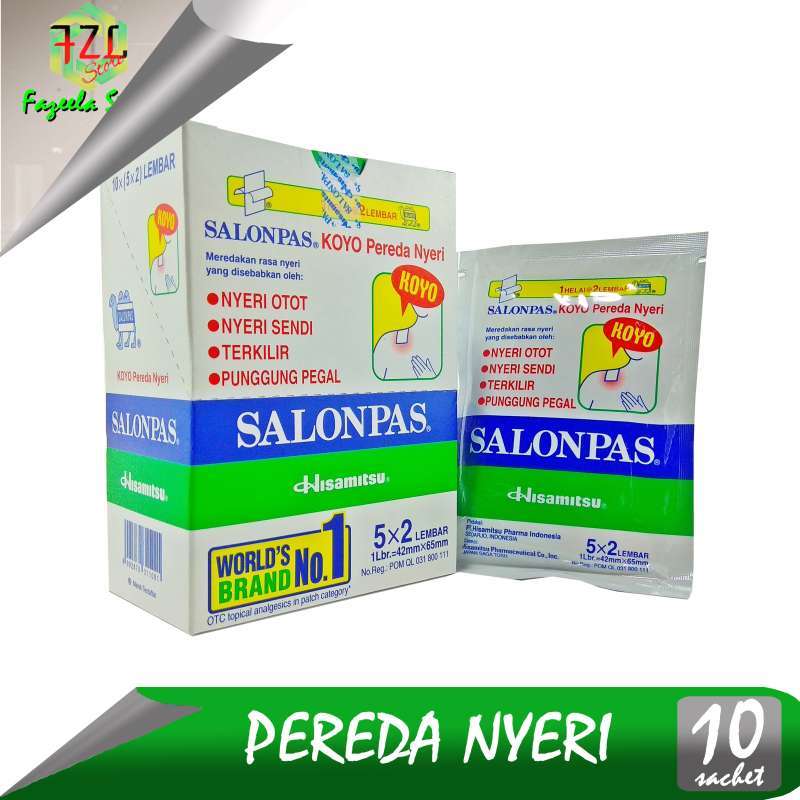 Jual Salonpas Koyo Super Biru 1 Box Isi 10 Sachet Di Seller Fazeela ...