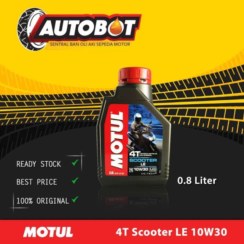 Jual Oli Mesin Motul Matic LE 4T 10W-30 0,8L /Oli Scooter Matic di ...