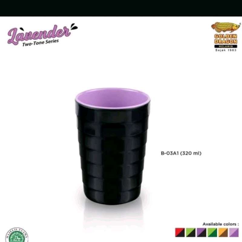 Jual Gelas Hitam Merah Oriental Jepang Cafe Resto Melamin Premium ...