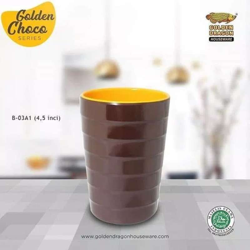 Jual Gelas Hitam Merah Oriental Jepang Cafe Resto Melamin Premium ...