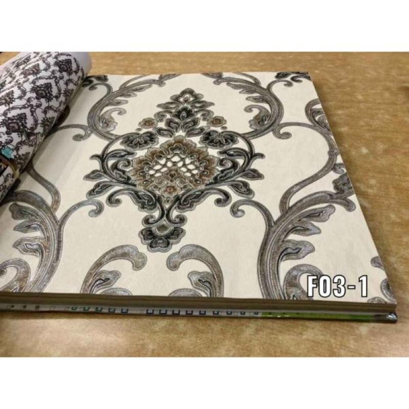 Jual Wallpaper Dinding Motif Batik Hitam Gold Elegant Mewah Flawless Di ...