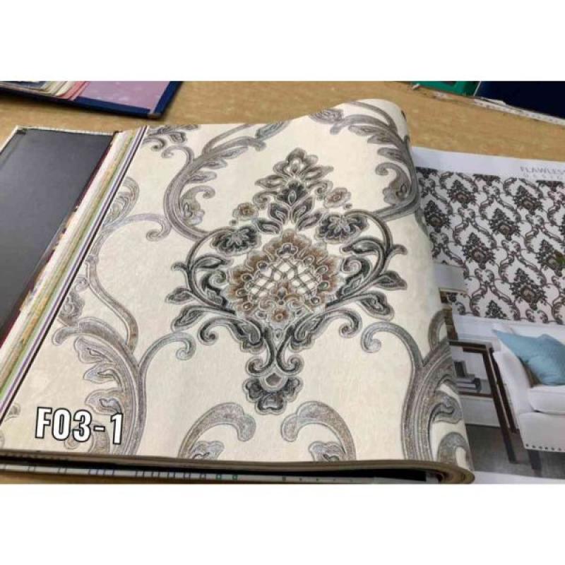 Jual Wallpaper Dinding Motif Batik Hitam Gold Elegant Mewah Flawless Di ...