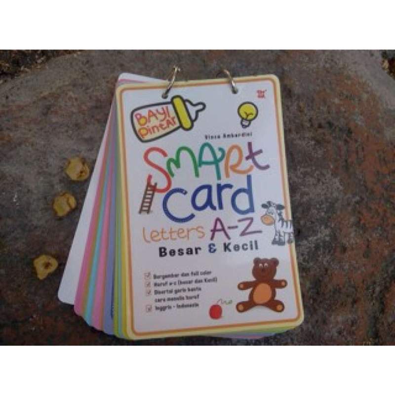 Jual mainan edukatif smart card a-z flash card flashcard - MULTICOLOR ...