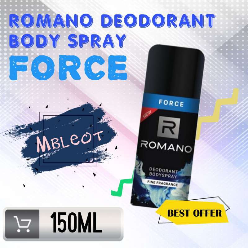 Jual Romano Deodrant Body Spray Fine Fragrance Force 150 Ml Di Seller ...