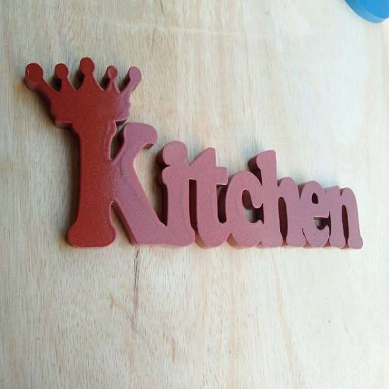 Jual Wooden Name / Huruf Kayu / Tulisan Kayu - -- 18cm Di Seller Towjo ...