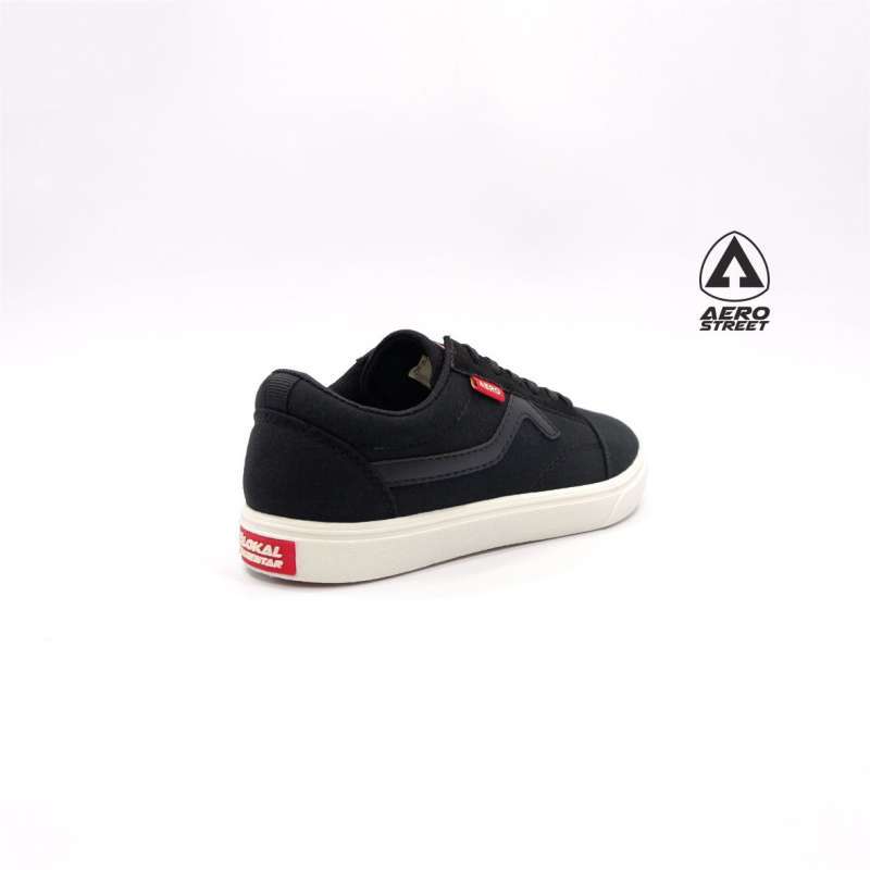 Jual Aerostreet 36-45 Massive Low Hitam Hitam - Sepatu Sneakers Casual ...