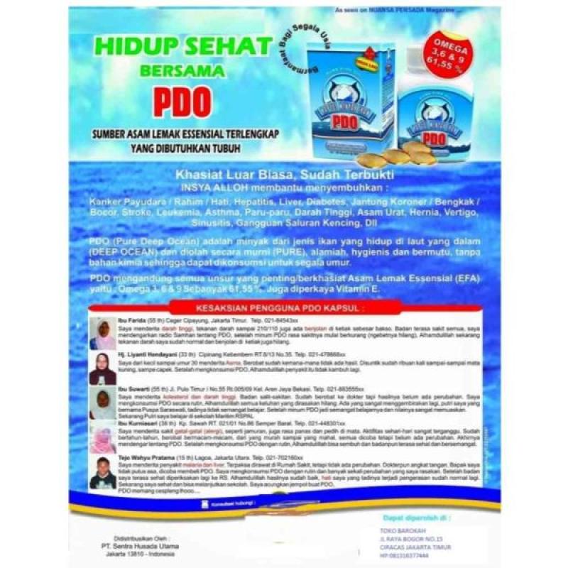 Jual Obat Herbal Minyak Ikan Pdo Lusinan Isi 12 Botol Di Seller Pdo ...