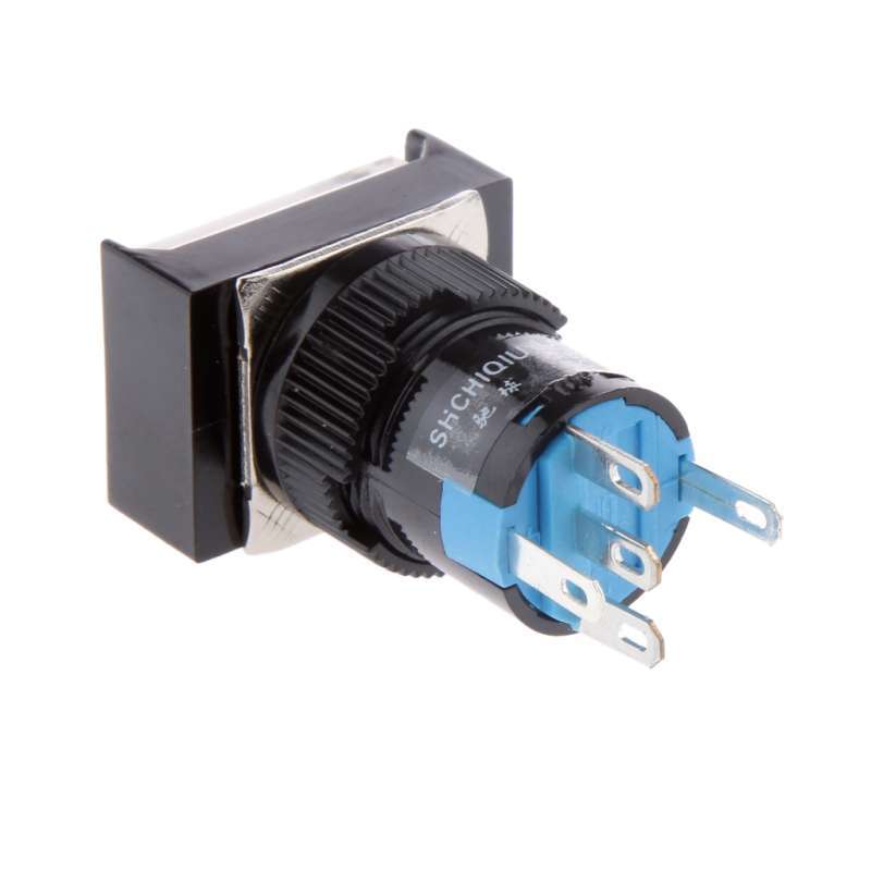 Jual Dc 12v Push Button Momentary Self Reset Square Switch With Led ...