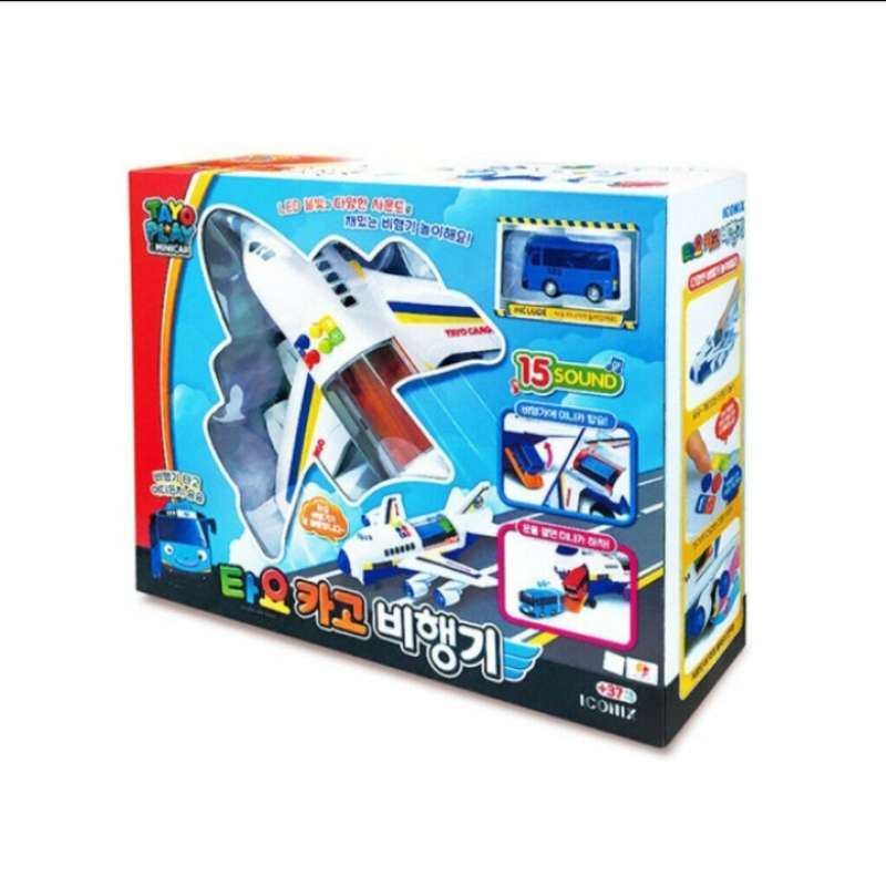 Jual Tayo The Little Bus Tayo Cargo Airplane TYT120013 Friction di ...