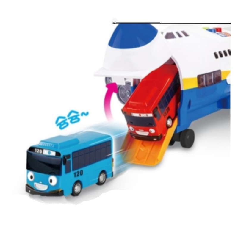 Jual Tayo The Little Bus Tayo Cargo Airplane TYT120013 Friction di ...