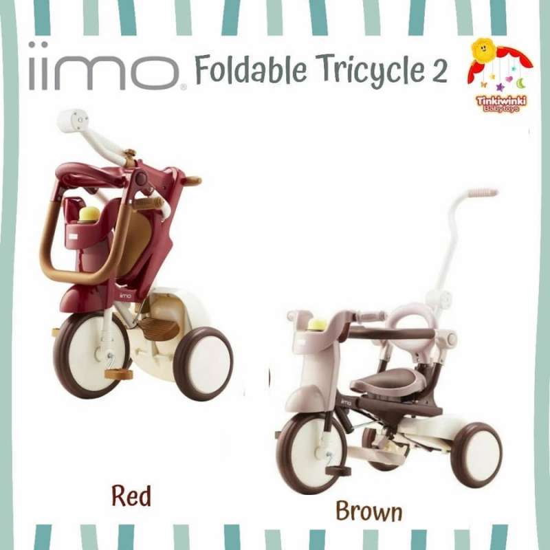 Jual IIMO 2 Foldable Tricycle for Toddlers & Kids (Classic) - Sepeda ...