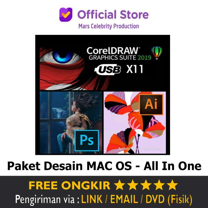 Promo MAC OS - Paket Desain Design - CorelDraw SketchUp Photoshop - All in One Diskon 59% di ...