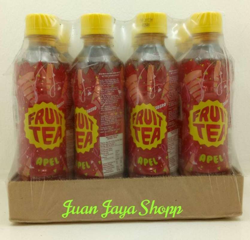 Jual 1 Karton - Fruit Tea Sosro Rasa Apel Minuman Teh [350 ml/12 pcs ...