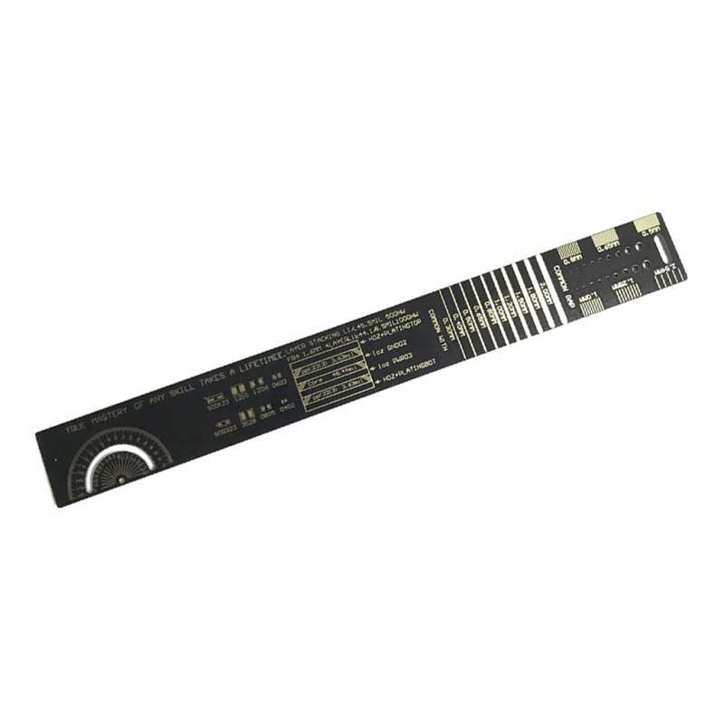 Promo PCB Reference Ruler Protractor Double-sided Gold Plated FR4 ...
