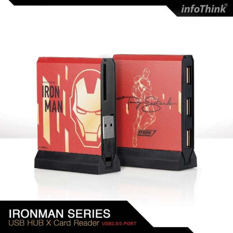 Jual (infothink)InfoThink Iron Man Upright HUB X Multi-function Card ...