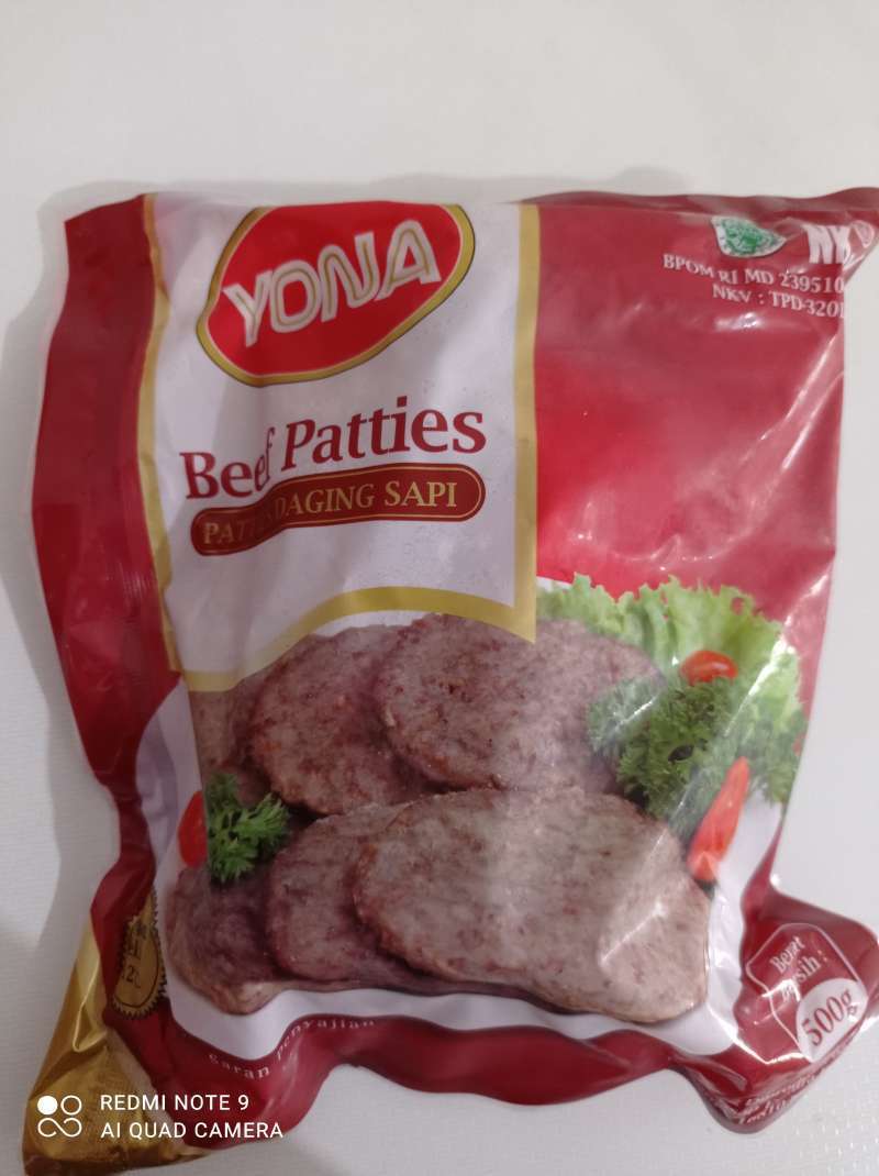 Jual Yona Beef Patties Di Seller Bright Frozen Food - Gunung Sahari ...