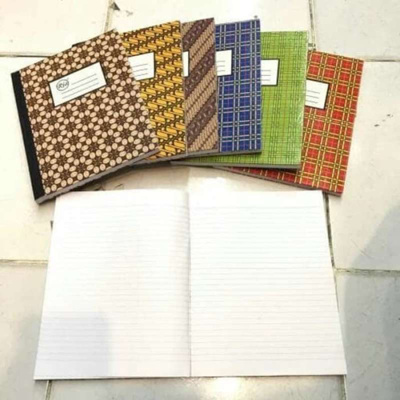 Jual Ria Buku Tulis Folio Bergaris 100 Lembar Hard Cover F4 Di Seller ...