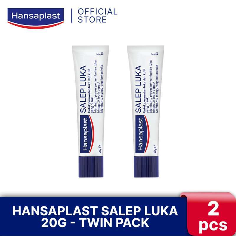 Promo Hansaplast Salep Luka 20g - Twin Pack - Salep Penyembuh Luka ...