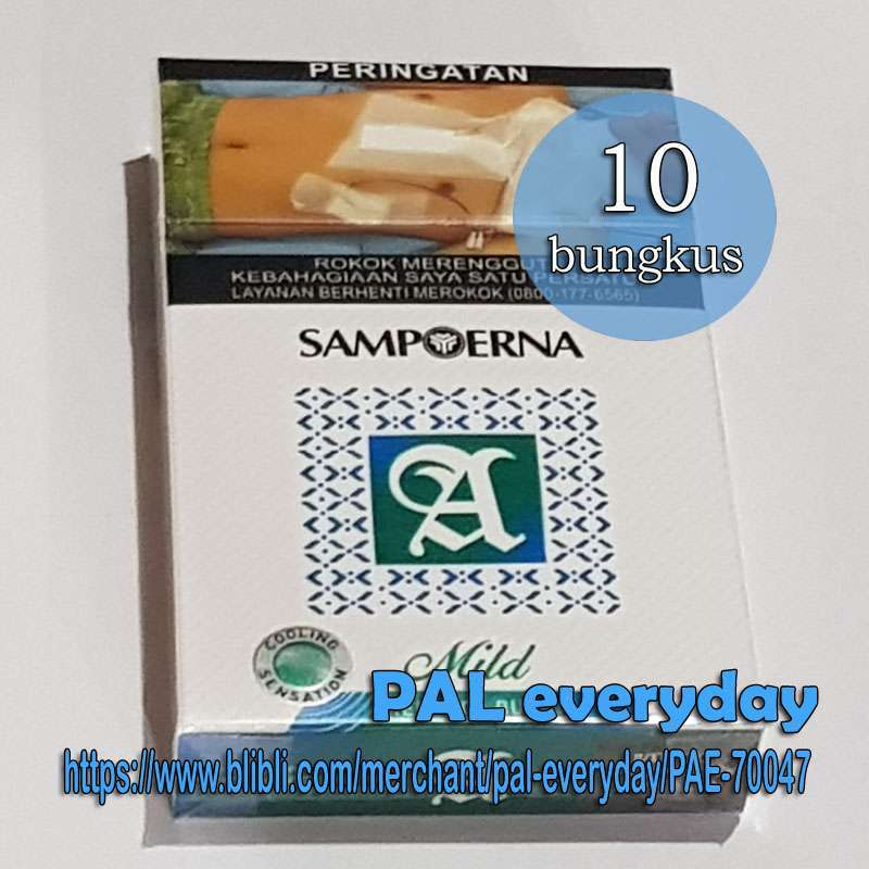 Jual rokok SAMPOERNA MILD MENTOL 16 [1 slop / 10 bungkus @ 16 batang ...