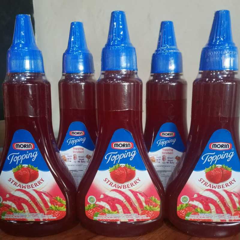 Jual MORIN Topping Strawberry 310gr di Seller Toko Aneka Online - Toko ...