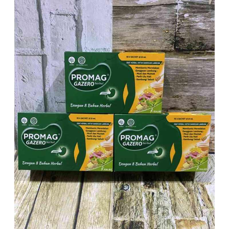 Jual promag gazero herbal 6 sachet di Seller Ekahusadaherbal ...