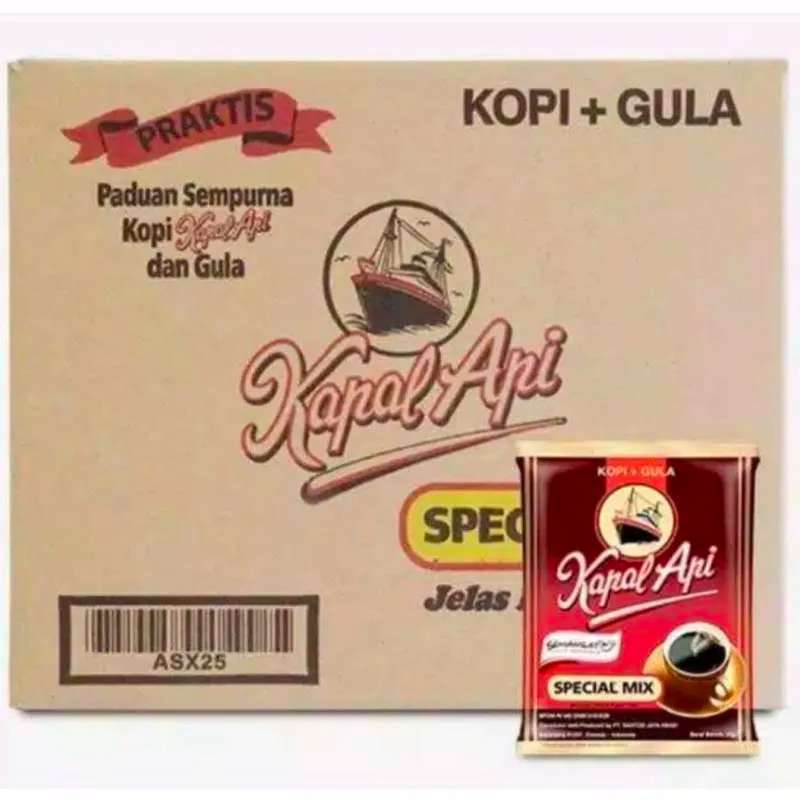 Jual Kopi Kapal Api Spesial Mix ( 1 Dus/ 12 Renteng X 10 Sachet) di ...