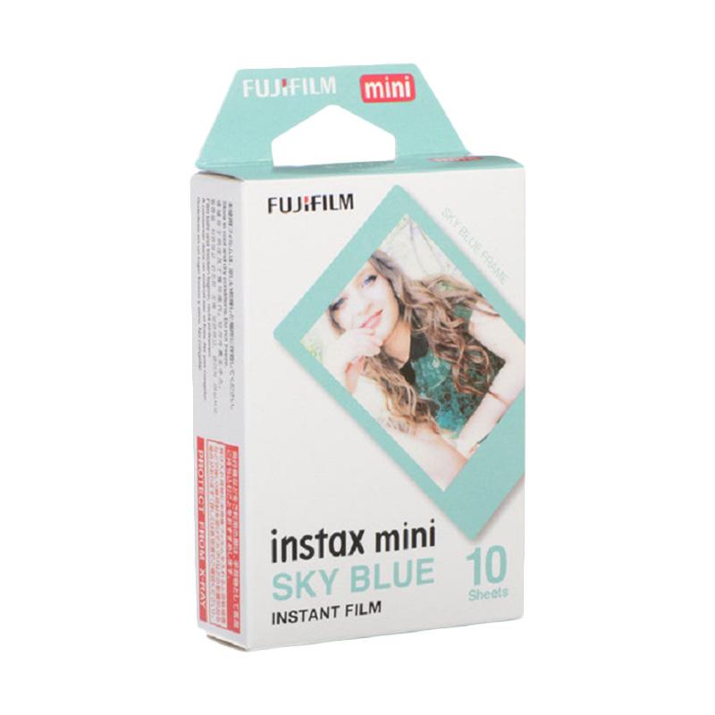Jual Fujifilm Instax Paper Mini Sky Blue Film Instant - Biru [10 ...