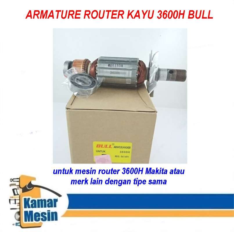 Jual Armature Router Kayu Makita 3600H Bull Angker Router 3600H Bull di ...