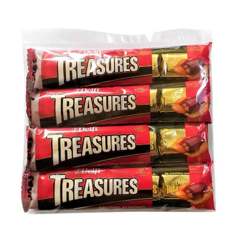 Jual Delfi Treasures Golden Almond Cokelat [4 Bar] Di Seller Makasda ...