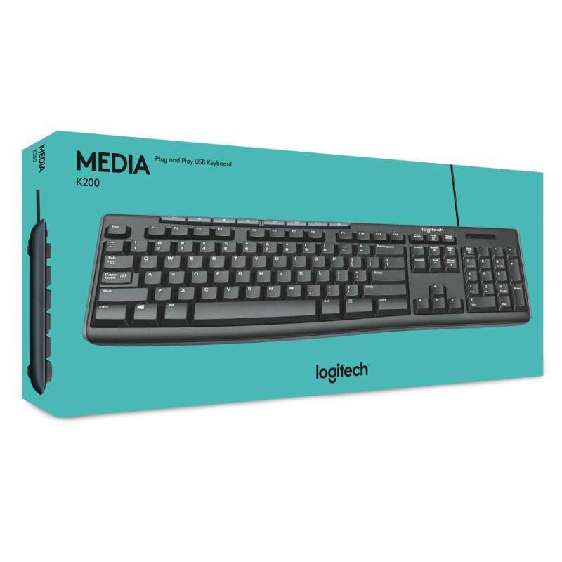 Jual LOGITECH K200 MULTIMEDIA KEYBOARD di Seller Gadget Point Official ...