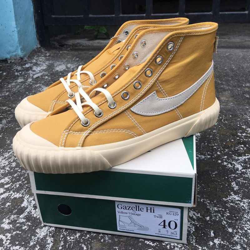 Jual SEPATU COMPASS GAZELLE 98 VINTAGE HIGH MUSTARD di Seller Sepatu ...
