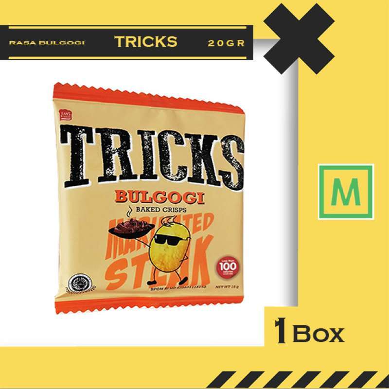 Promo Tricks Baked Crisps Kentang Rasa Bulgogi 18 Gr Diskon 45% di ...