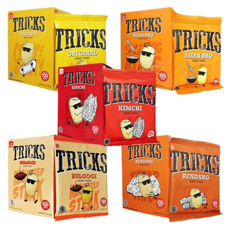 Promo Tricks Baked Crisps Kentang Rasa Bulgogi 18 Gr Diskon 45% di ...