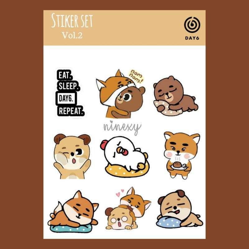 Jual Stiker Kpop Day 6 / Sticker Kpop Tumblr Aesthetic Sudah Cutting ...