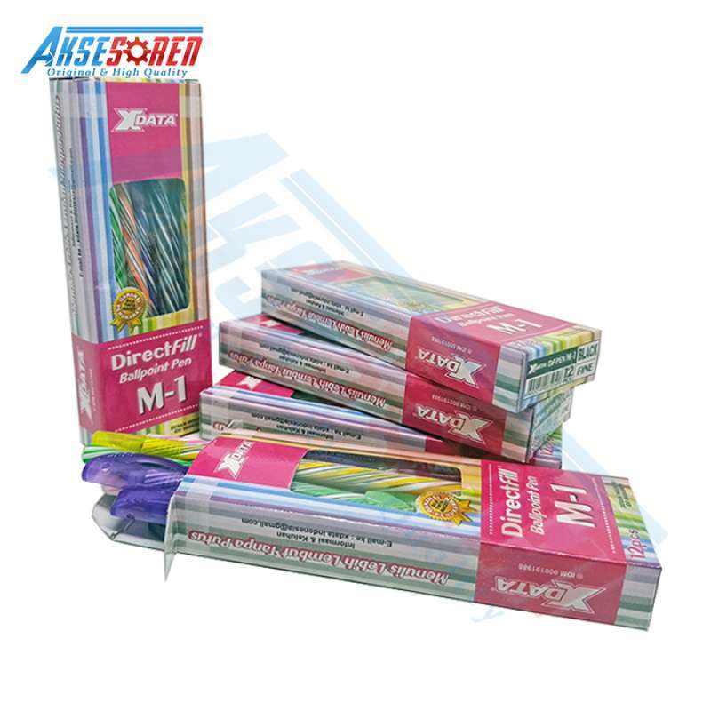 Jual Pulpen Xdata Direcfill M-1 [0.5mm/1 Pack/12 Pcs] / Pena Tinta ...