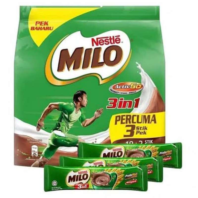 Jual Milo 3in1 Malaysia 18+3 Sachet Di Seller Acme - Kedungdoro, Kota ...