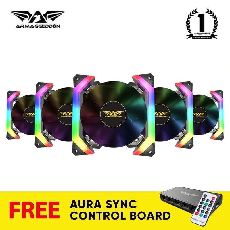 Jual Armaggeddon Tessaraxx Spy Series Argb Fan | Support Aura Sync - 5 ...