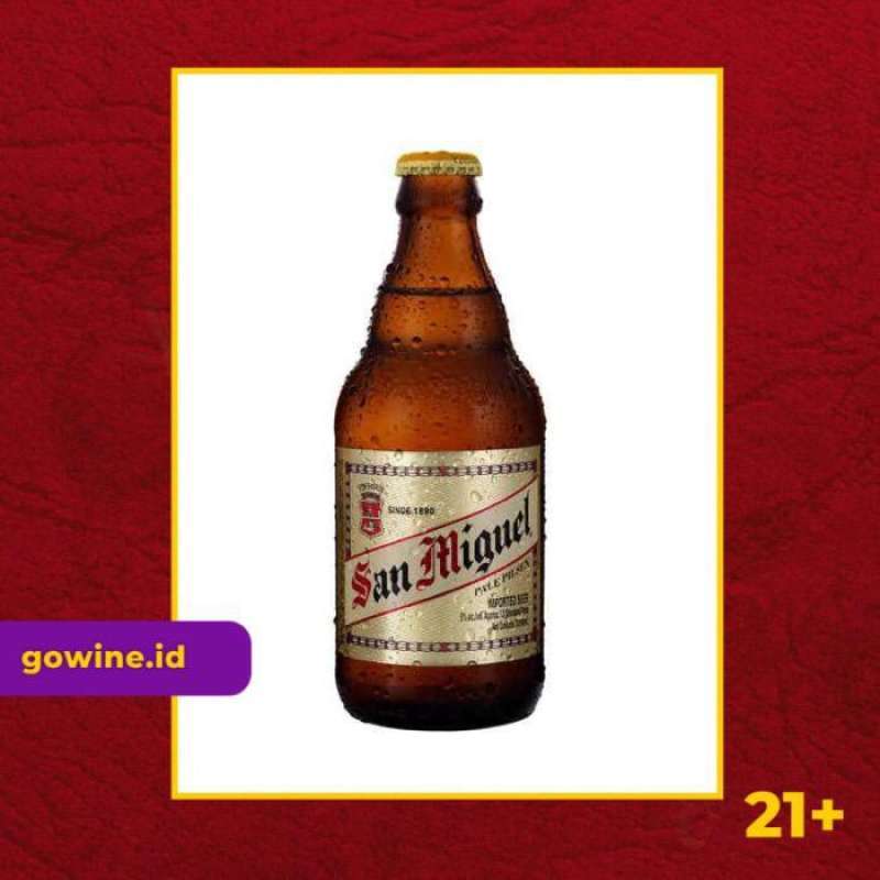 Jual Beer San Miguel Pint 330ml - Bir San Miguel Botol 330ml (12 botol ...