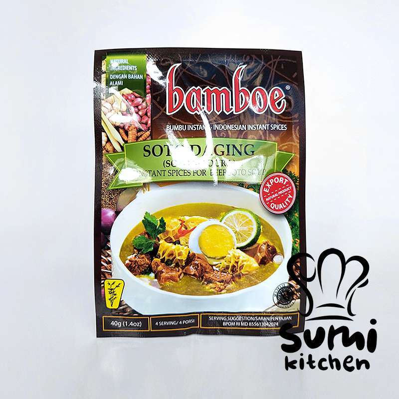 Jual BAMBOE SOTO DAGING ( SOTO MADURA ) BUMBU INSTANT 40gr di Seller ...