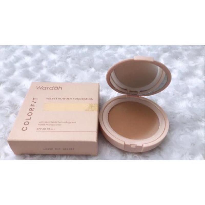 Promo Wardah Colorfit Velvet Powder Foundation 11g Diskon 10% Di Seller ...