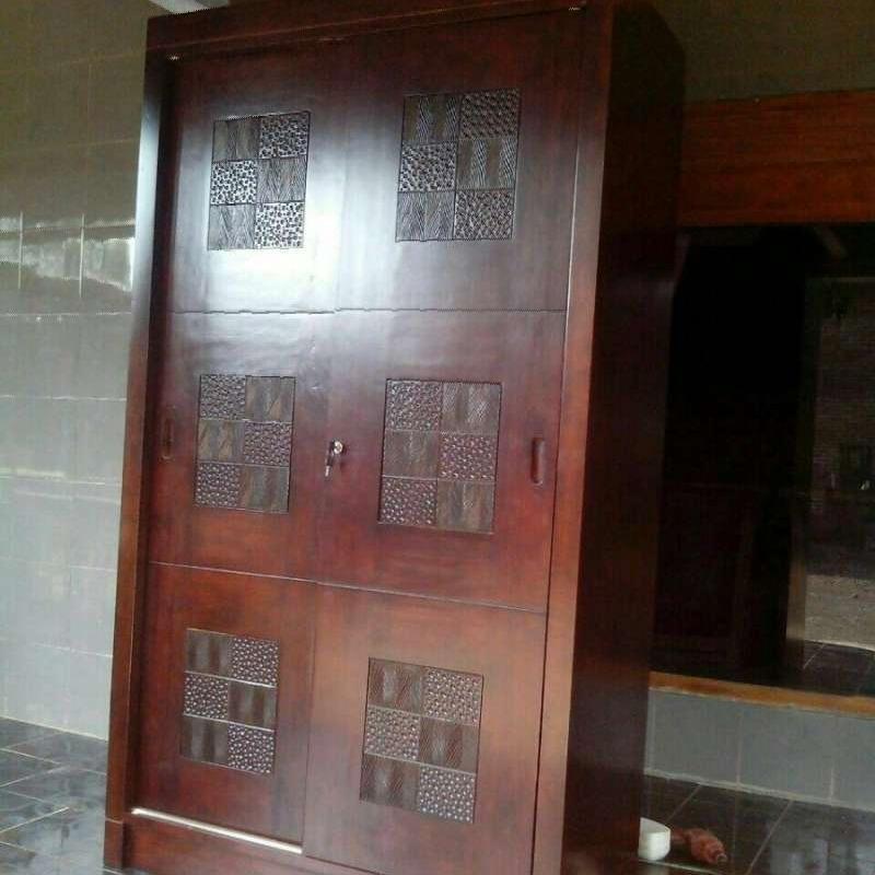 Jual almari minimalis sliding - Coklat di Seller mebel bagus jepara ...