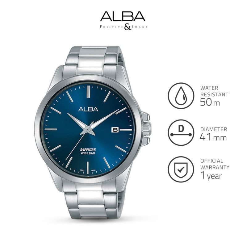 Promo Jam Tangan Pria Alba PRESTIGE Quartz Stainless Steel AS9J11 ...