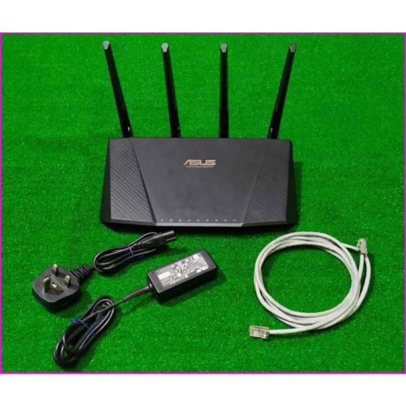 Jual Asus Rt-ac87u Ac2400 Dual-band Gigabit Wireless Router Di Seller ...