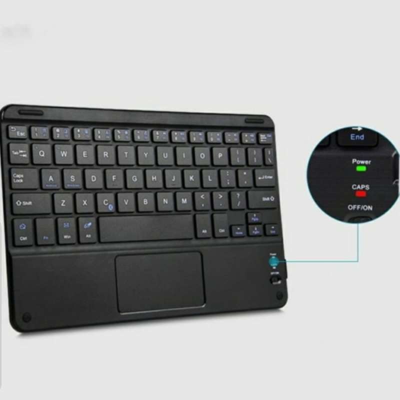 Promo Keyboard Wireless Bluetooth Ultra Slim 8 Inch Dengan Mouse ...