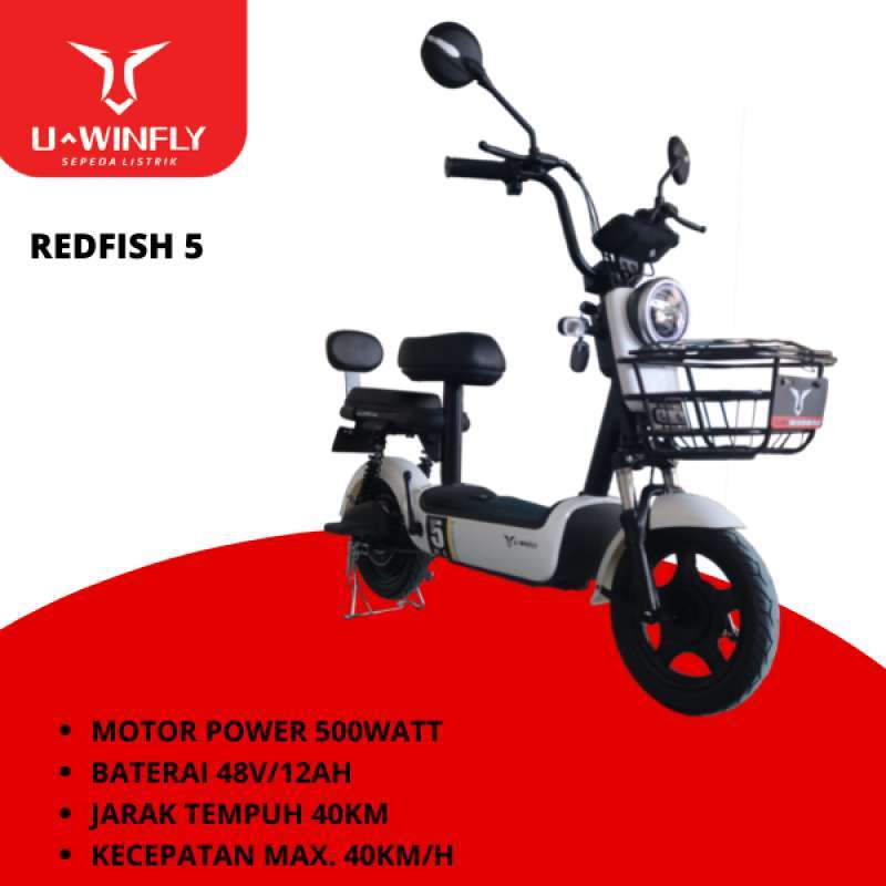 Promo Sepeda Listrik Uwinfly Redfish5 Garansi Resmi Diskon 18% Di ...