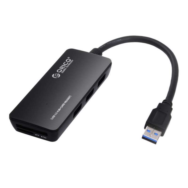Jual Orico USB 3.0 Hub with Card Reader - H3TS-U3-V1 di Seller Serba ...