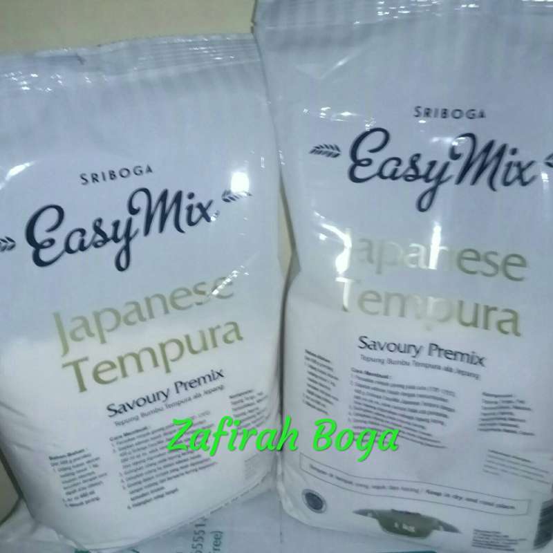 Jual Tepung Easy Mix Sriboga Japanese Tempura 1kg di Seller Zafirah Boga - Jatinegara, Kota ...