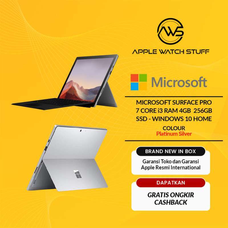 Jual Microsoft Surface Pro 7 Core I5 Ram 8gb 256gb Ssd Windows 10 Home