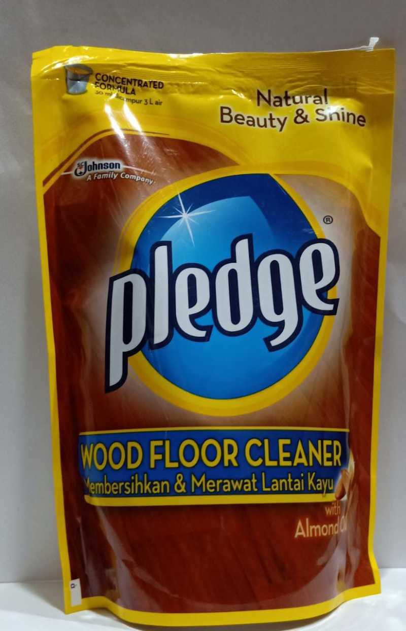Jual Pledge Wood Floor Cleaner Pouch Pembersih Lantai Kayu 400 Ml Di ...